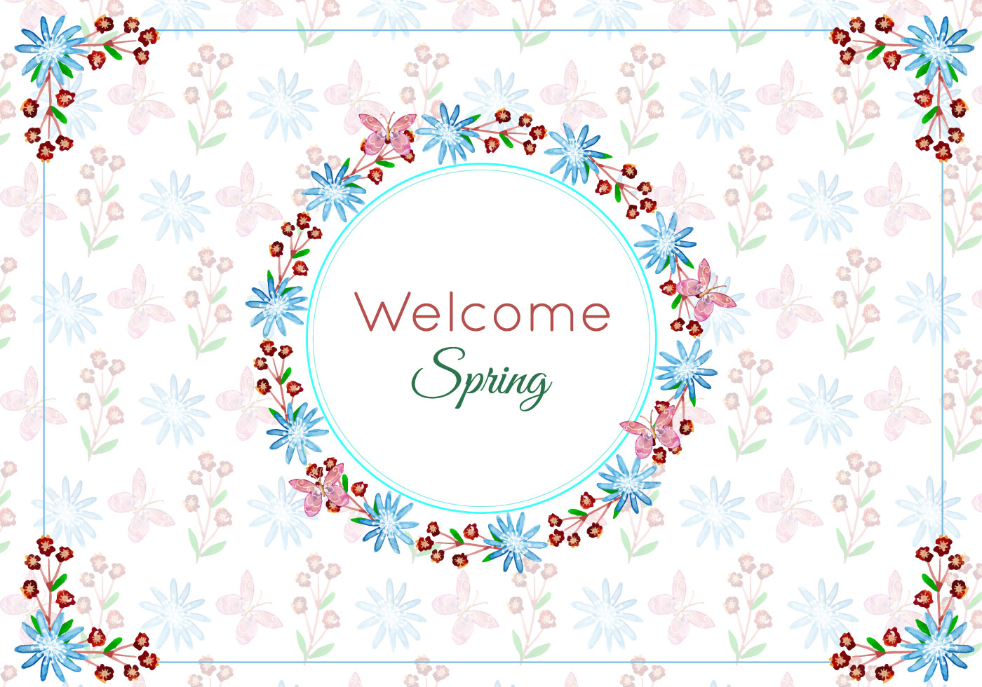 Free Vector Frames With Floral Pattern 137289 Vector Art at Vecteezy