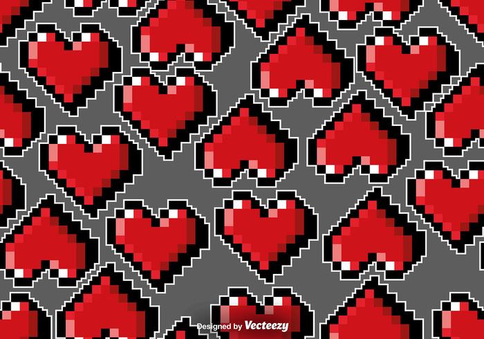 Vector Pixelated Hearts Seamless Pattern 137982 Vector Art at Vecteezy Vector Pixelated Hearts Seamless Pattern 137982 Vector Art at Vecteezy
