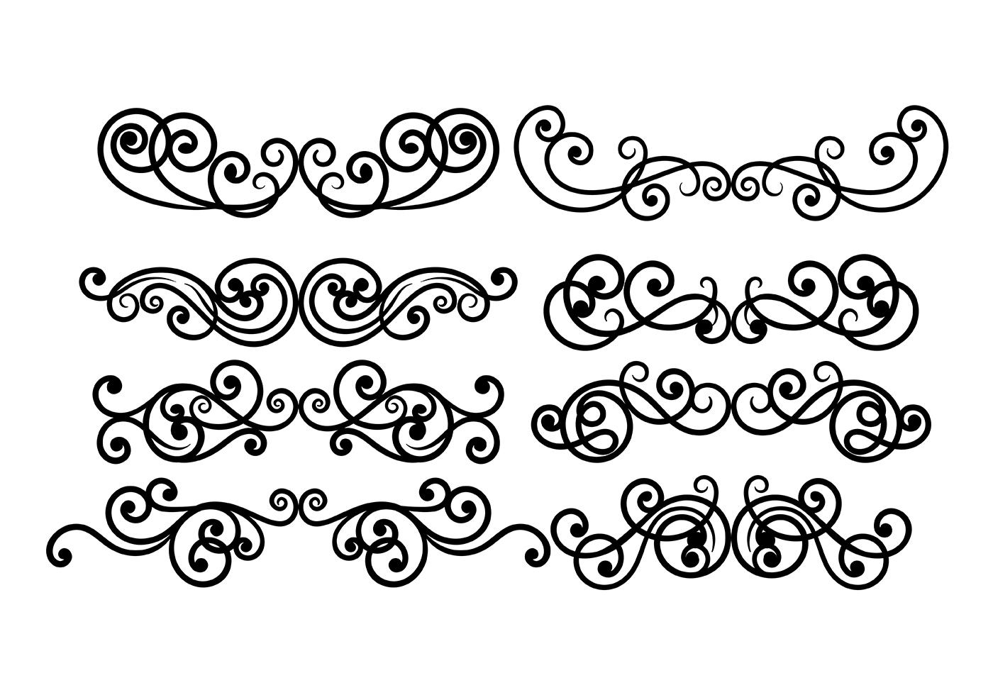Scrollwork Vector 138226 Vector Art at Vecteezy