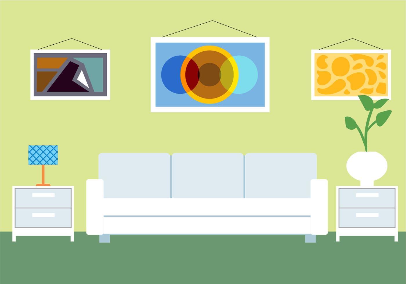 Free Vector Room Illustration 140010 Vector Art At Vecteezy