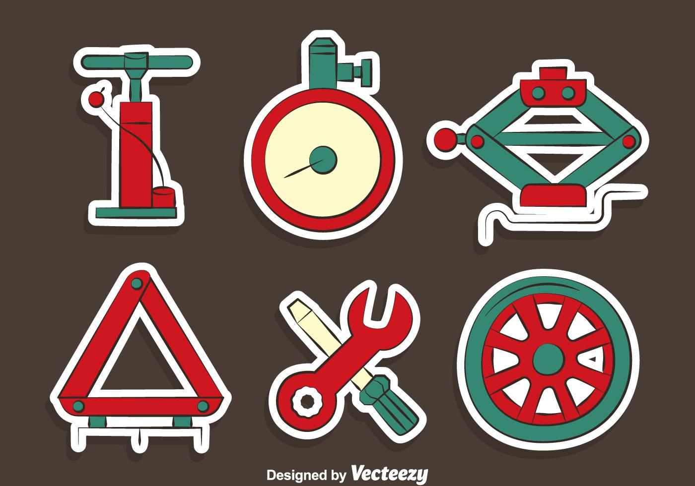 Car Repair Tools Vectors 140126 Vector Art at Vecteezy