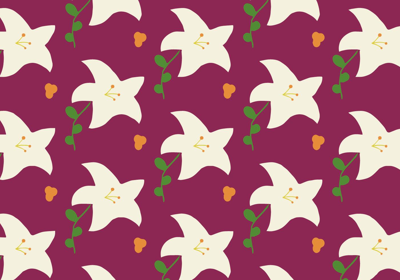 Easter Lily Pattern Background 140766 Vector Art at Vecteezy