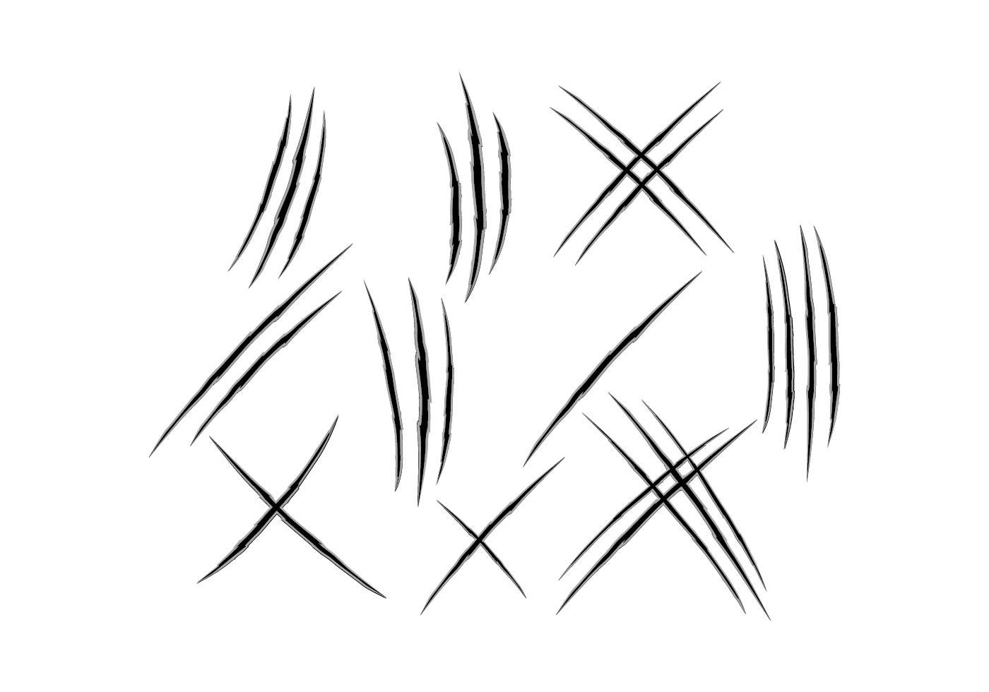 Free Scratch Marks Vector 142214 Vector Art at Vecteezy