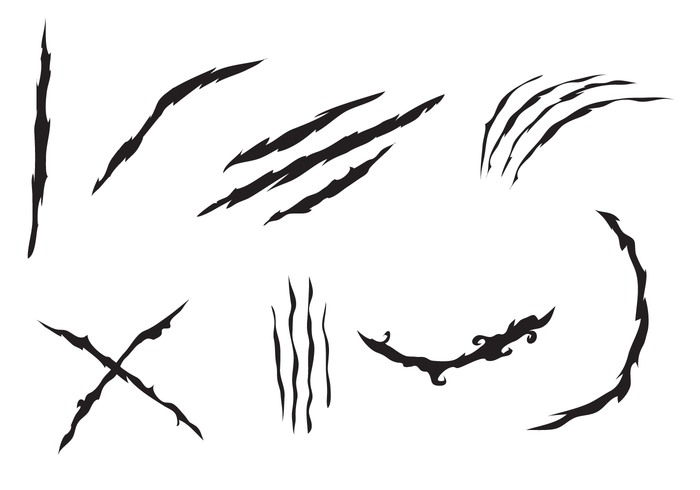 Scratch Marks Silhouette Vector 142314 Vector Art at Vecteezy Scratch Marks Silhouette Vector 142314 Vector Art at Vecteezy
