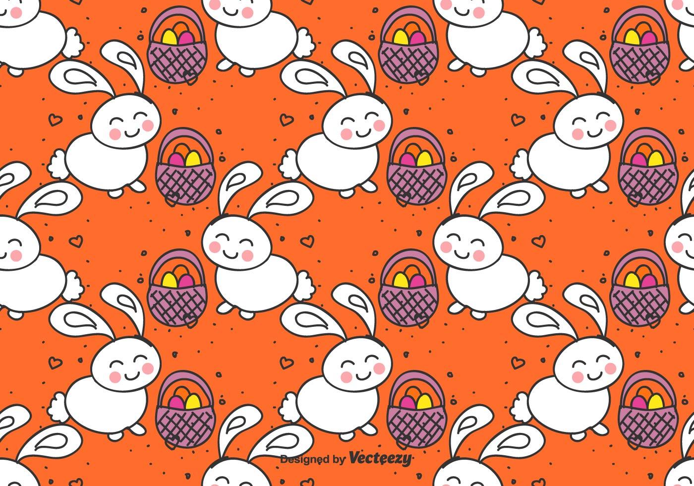 Easter Bunny Vector Pattern 144035 Vector Art at Vecteezy