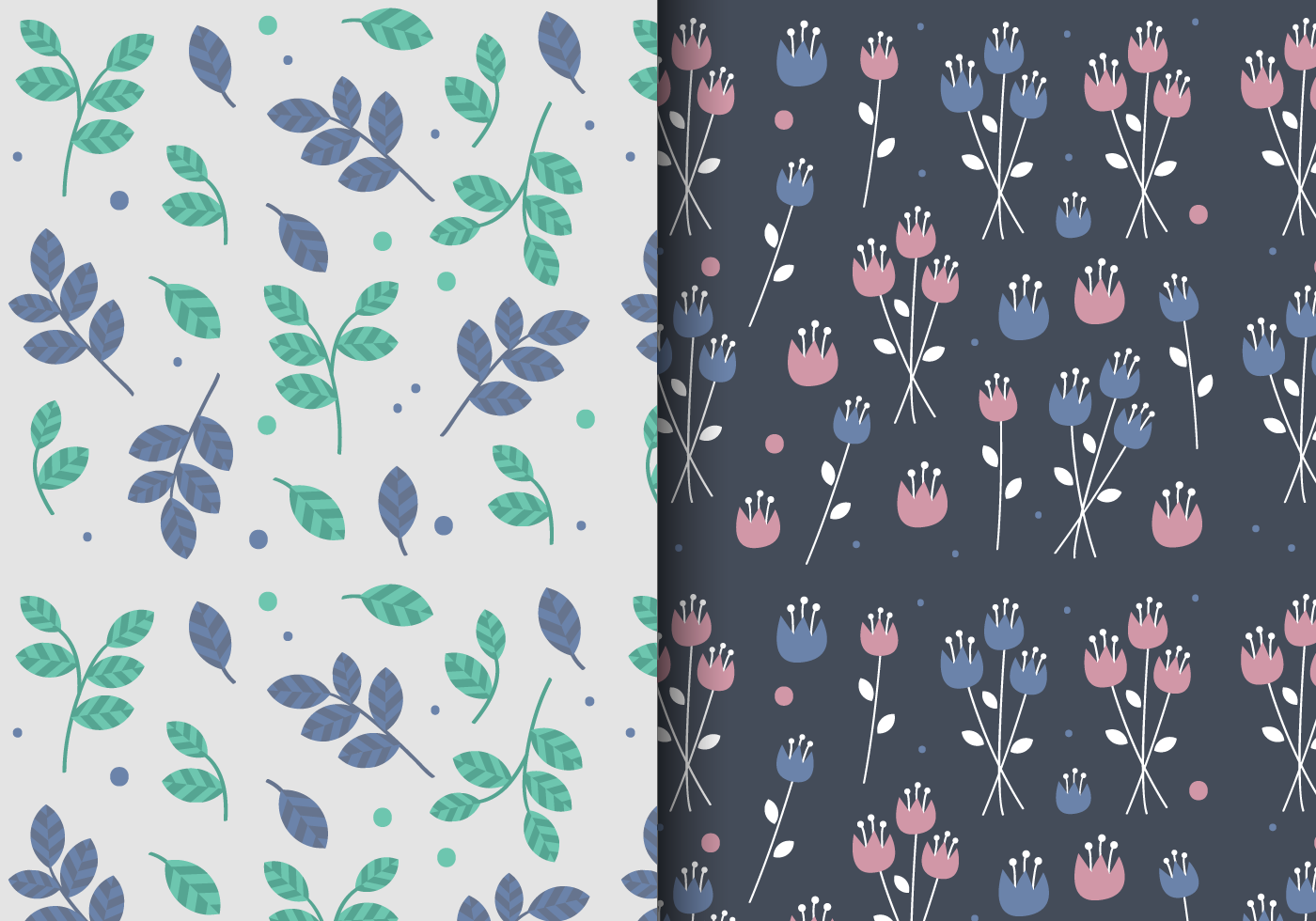 Free Spring Floral Pattern 144218 Vector Art at Vecteezy