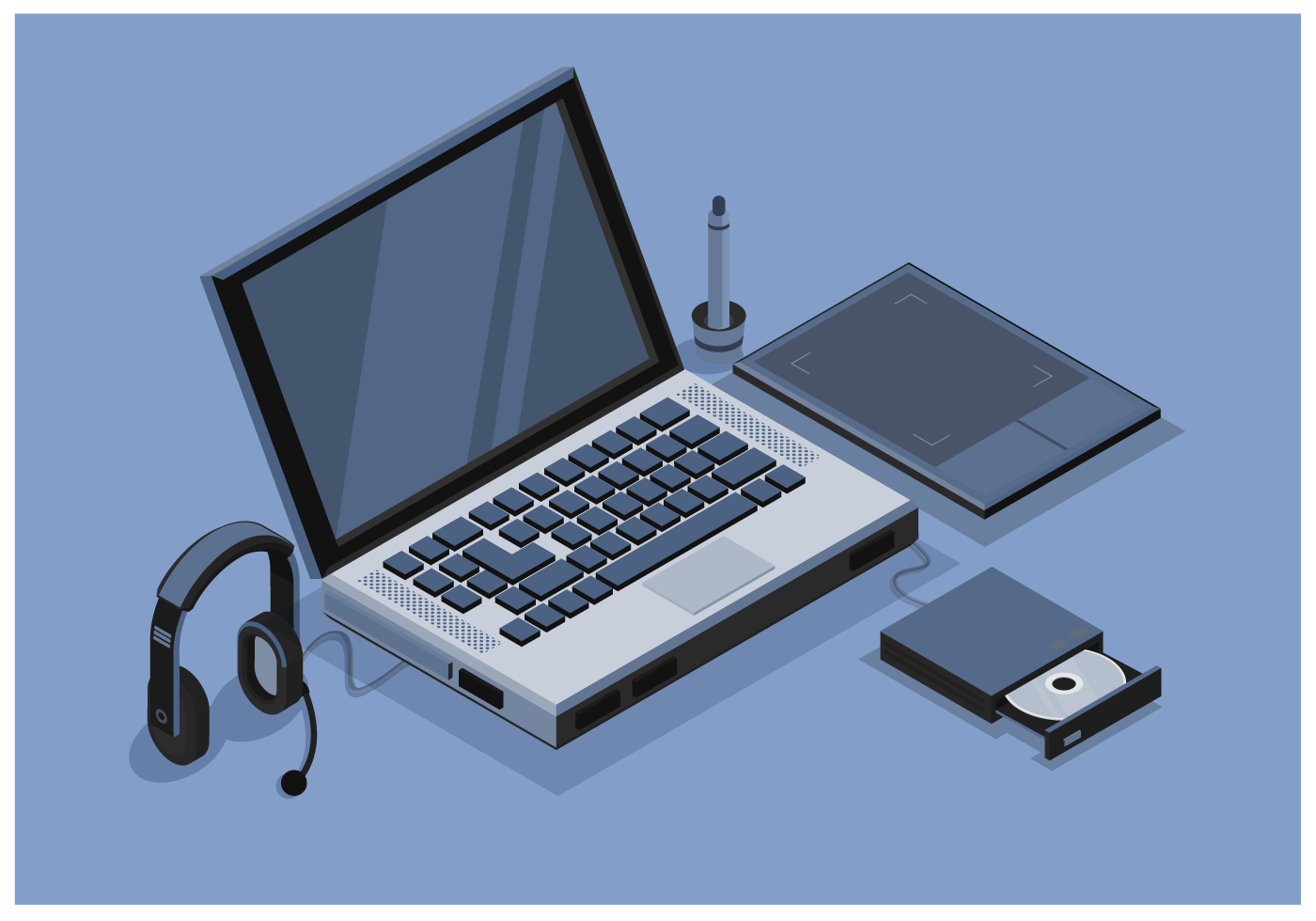 Isometric Computer Vectors 144294 Vector Art at Vecteezy