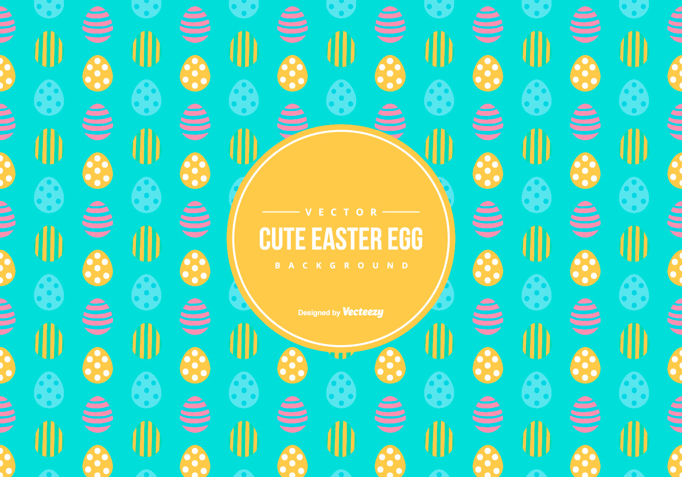 Cute Easter Egg Pattern Background 144892 Vector Art at Vecteezy