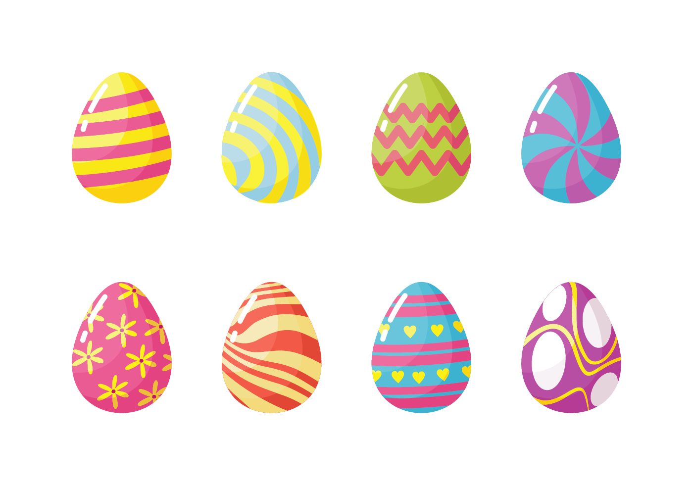 Easter Eggs Icons Vector 144911 Vector Art at Vecteezy Easter Eggs Icons Vector 144911 Vector Art at Vecteezy