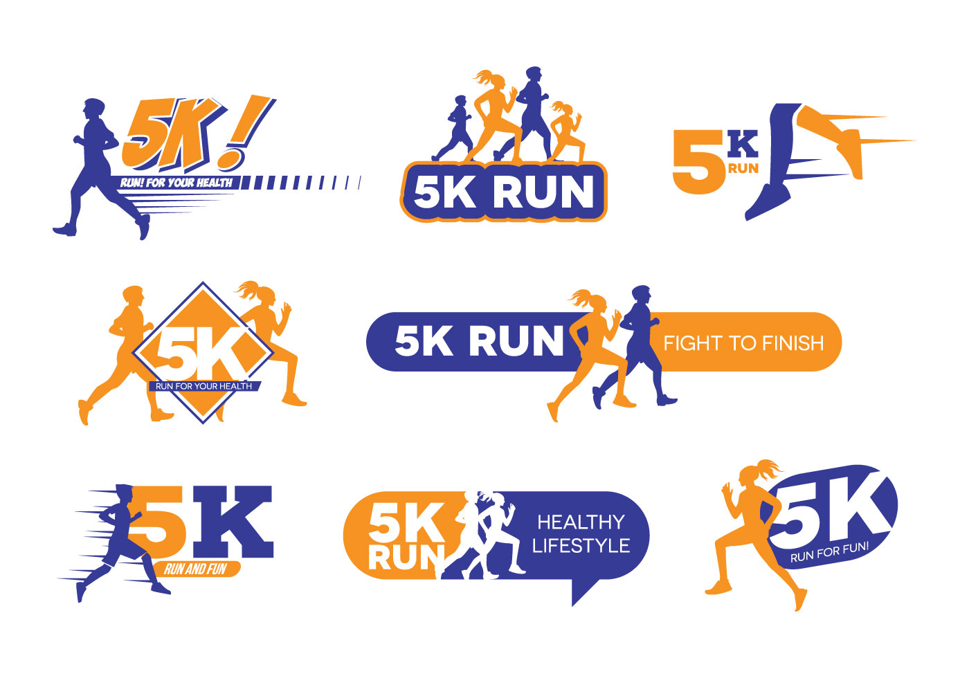 5K Run Logo Vector 145385 Vector Art at Vecteezy 5K Run Logo Vector 145385 Vector Art at Vecteezy