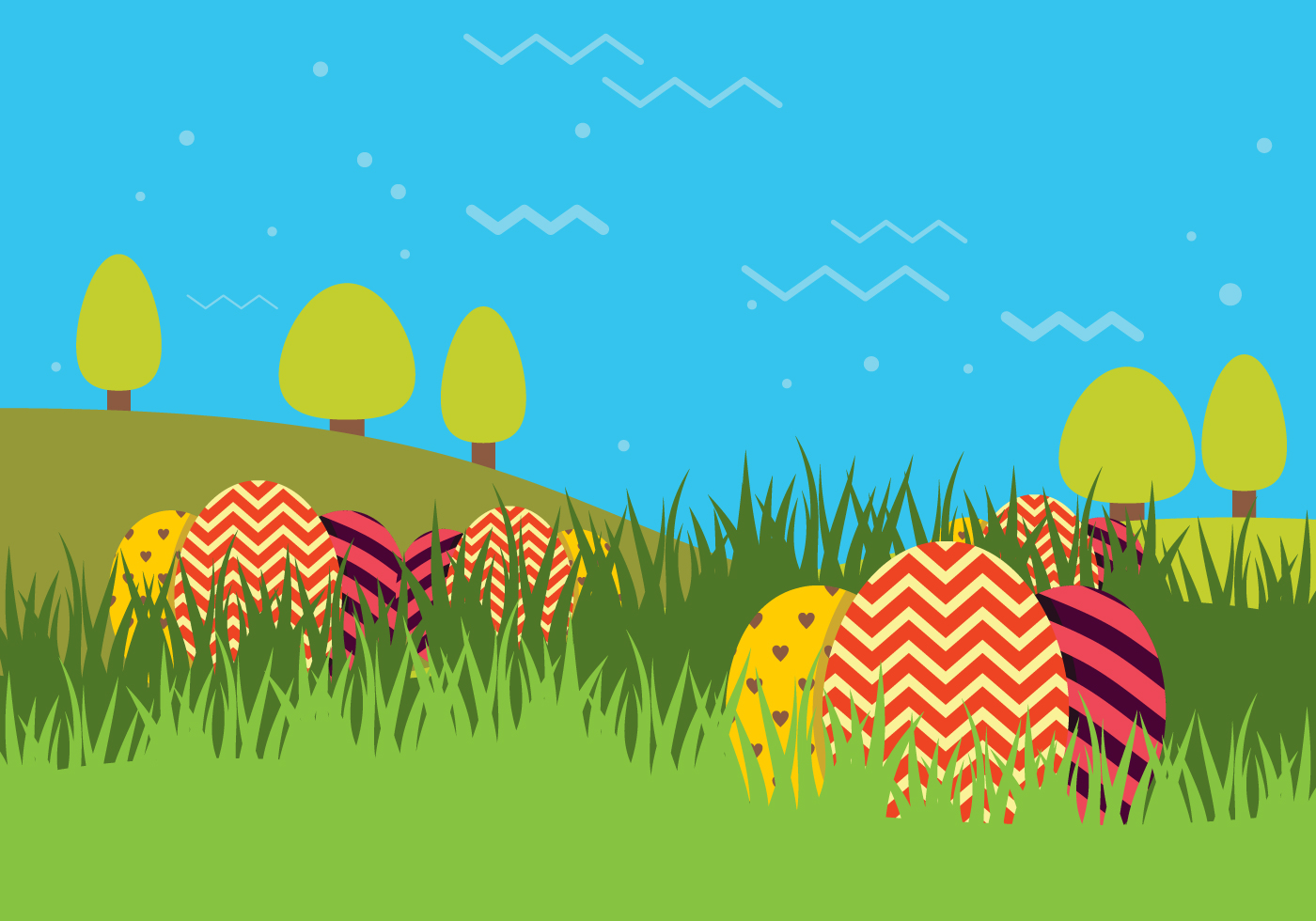 Easter Background 145806 Vector Art at Vecteezy