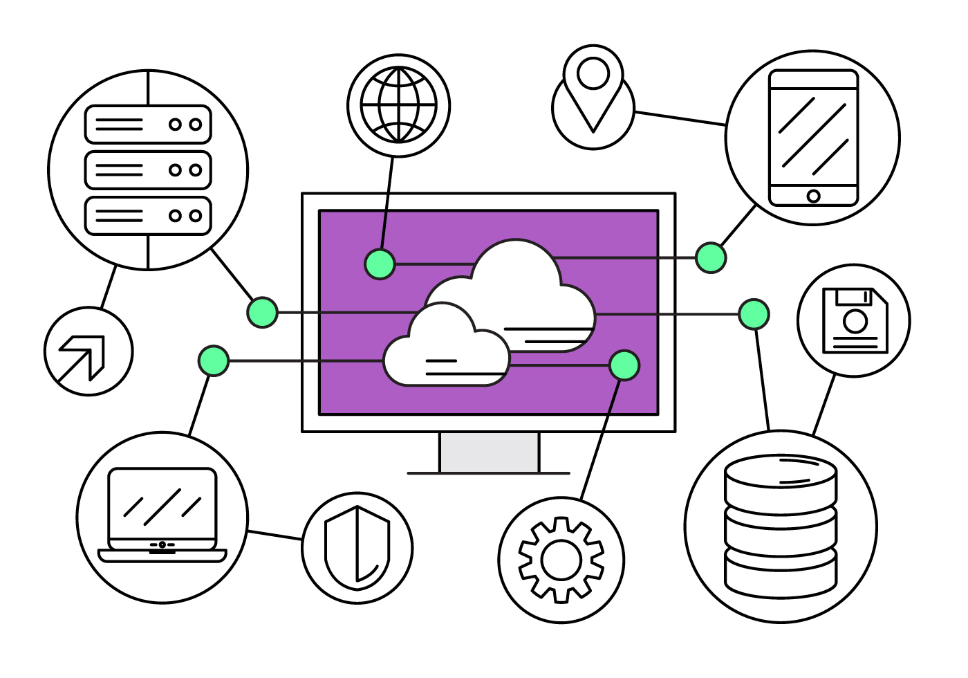 Cloud Computing Icons Download Free Vector Art Stock Graphics And Images