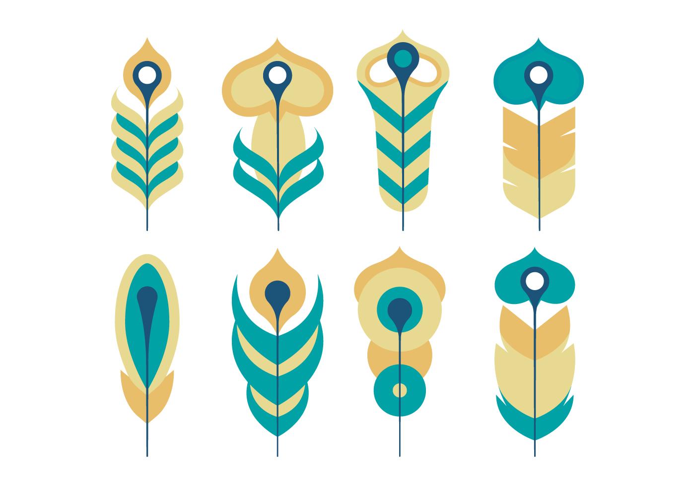 Feather Vector Collection 146512 Vector Art at Vecteezy