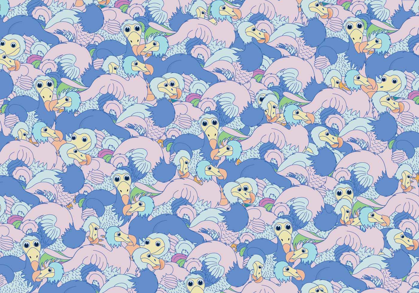 Dodo Pattern Vector 146853 Vector Art at Vecteezy