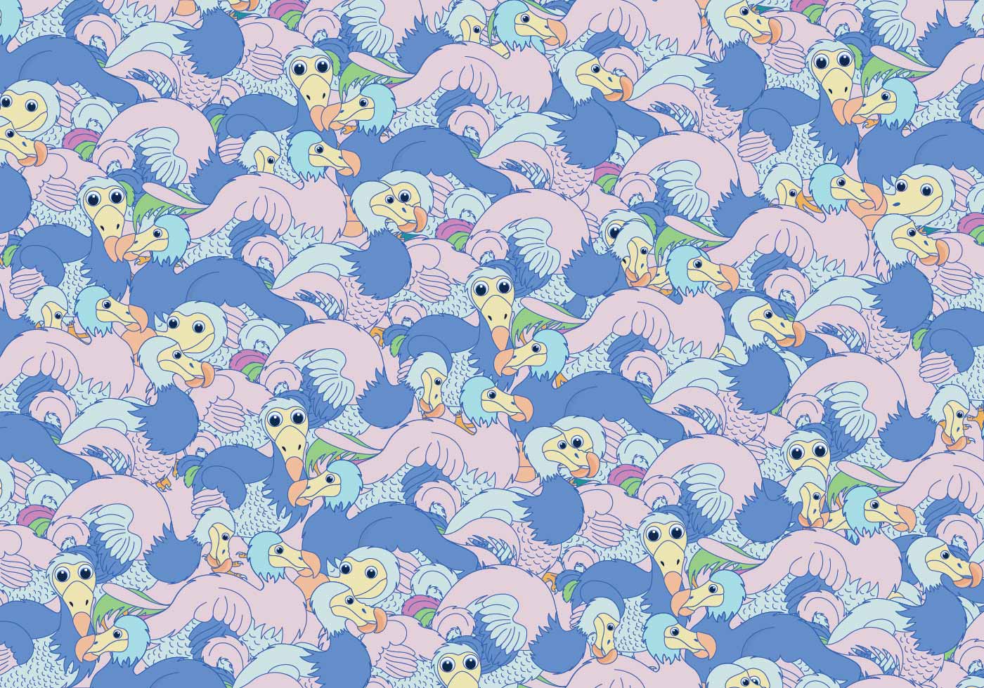 Dodo Pattern Vector 146853 Vector Art at Vecteezy