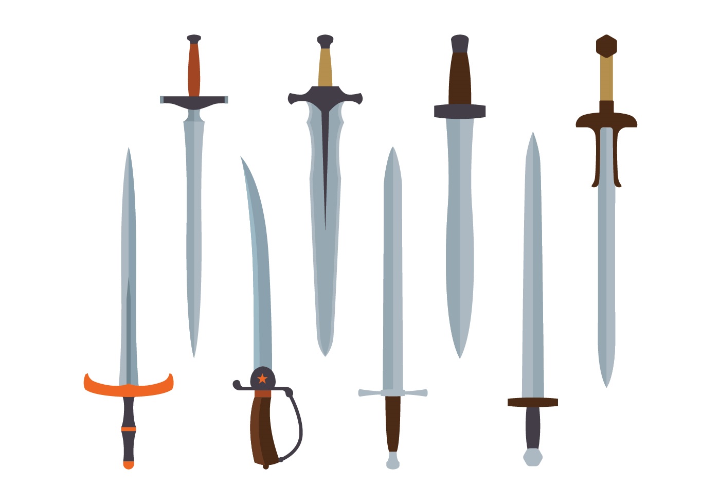 Sword Vector Pack 146857 Vector Art at Vecteezy