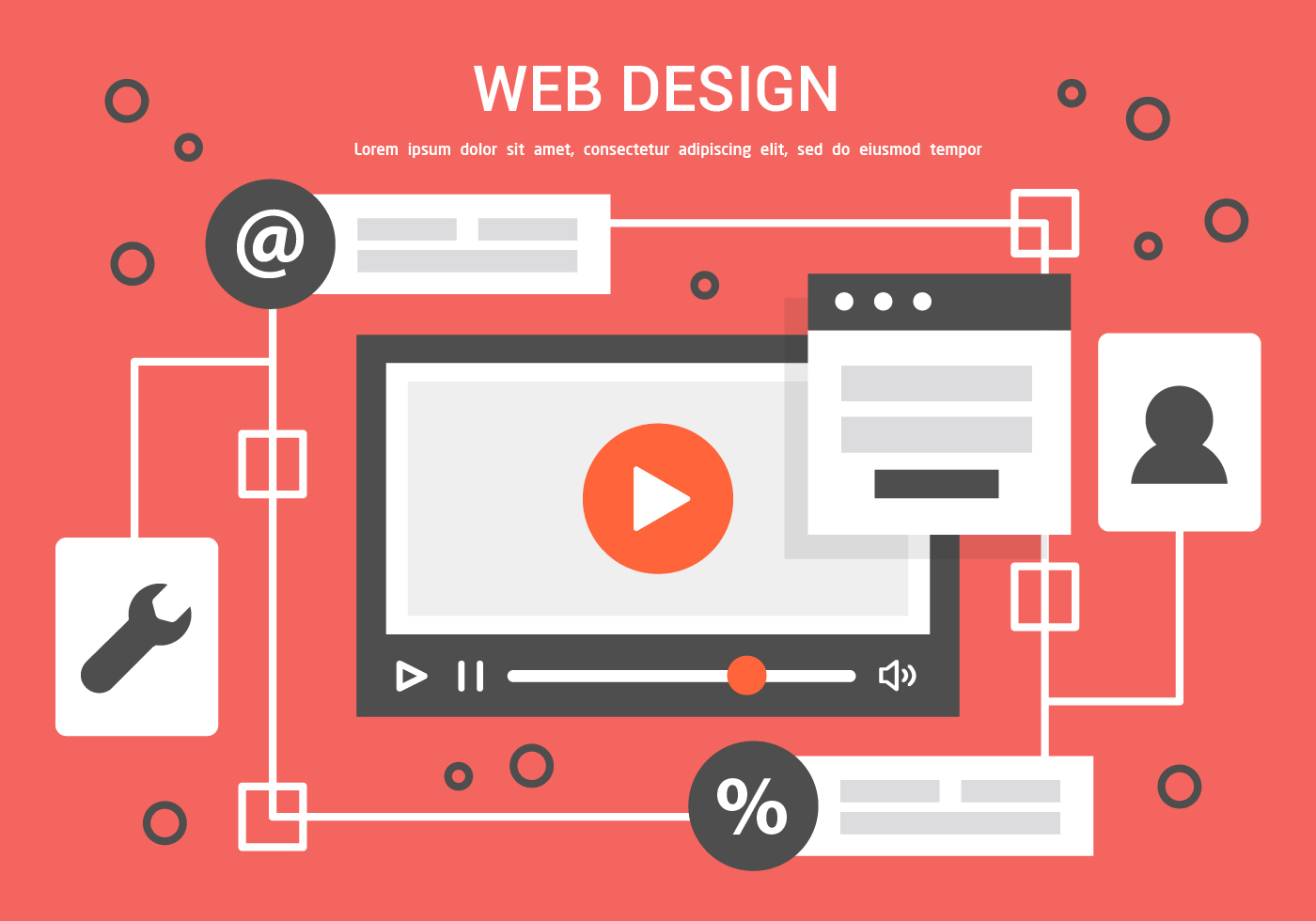 Free Vector Web Design Illustration 147315 Vector Art At Vecteezy