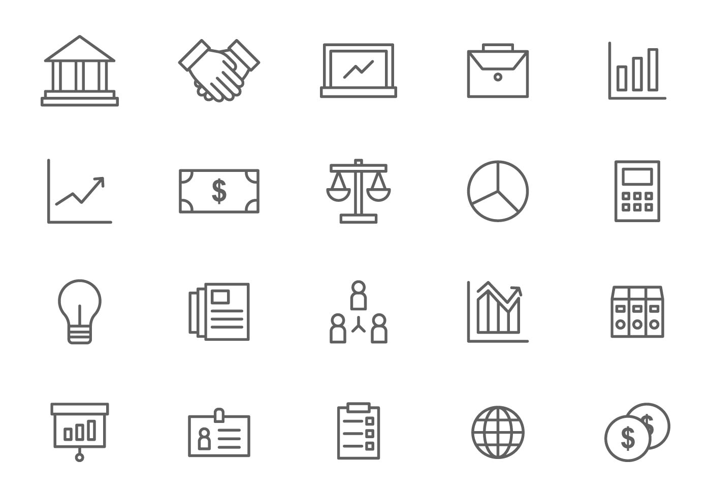 Business Icons Free Vector Art - (282,319 Free Downloads)