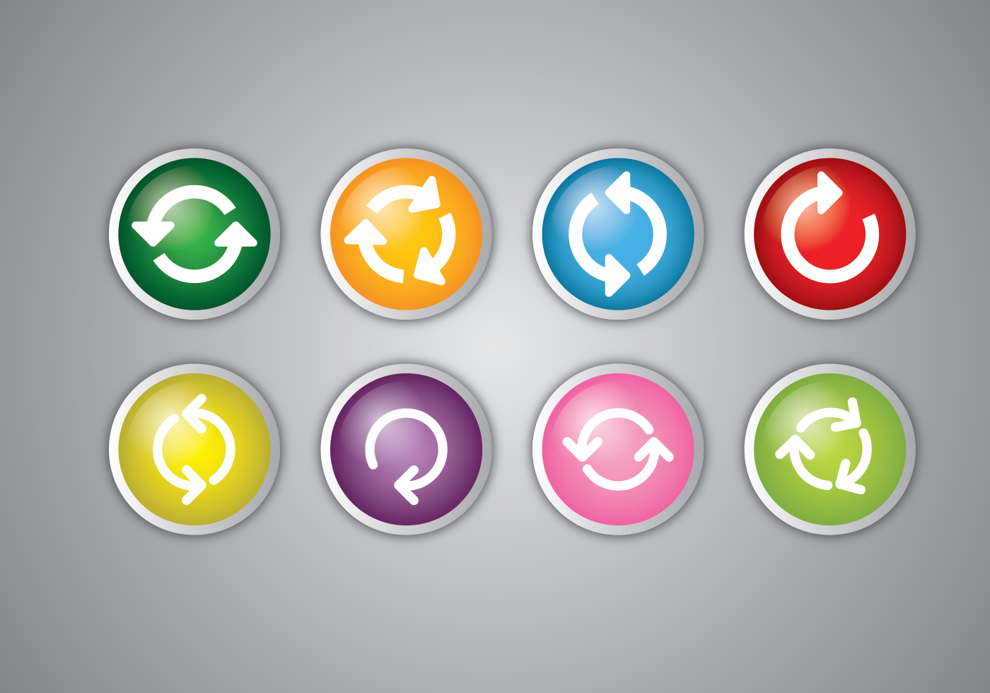 Update Icon Vector Set 149736 Vector Art at Vecteezy