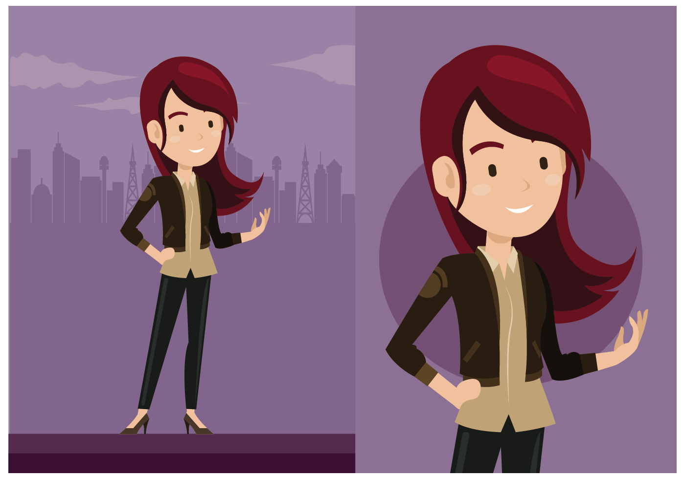 Moto Woman Character Vector 149791 Vector Art at Vecteezy