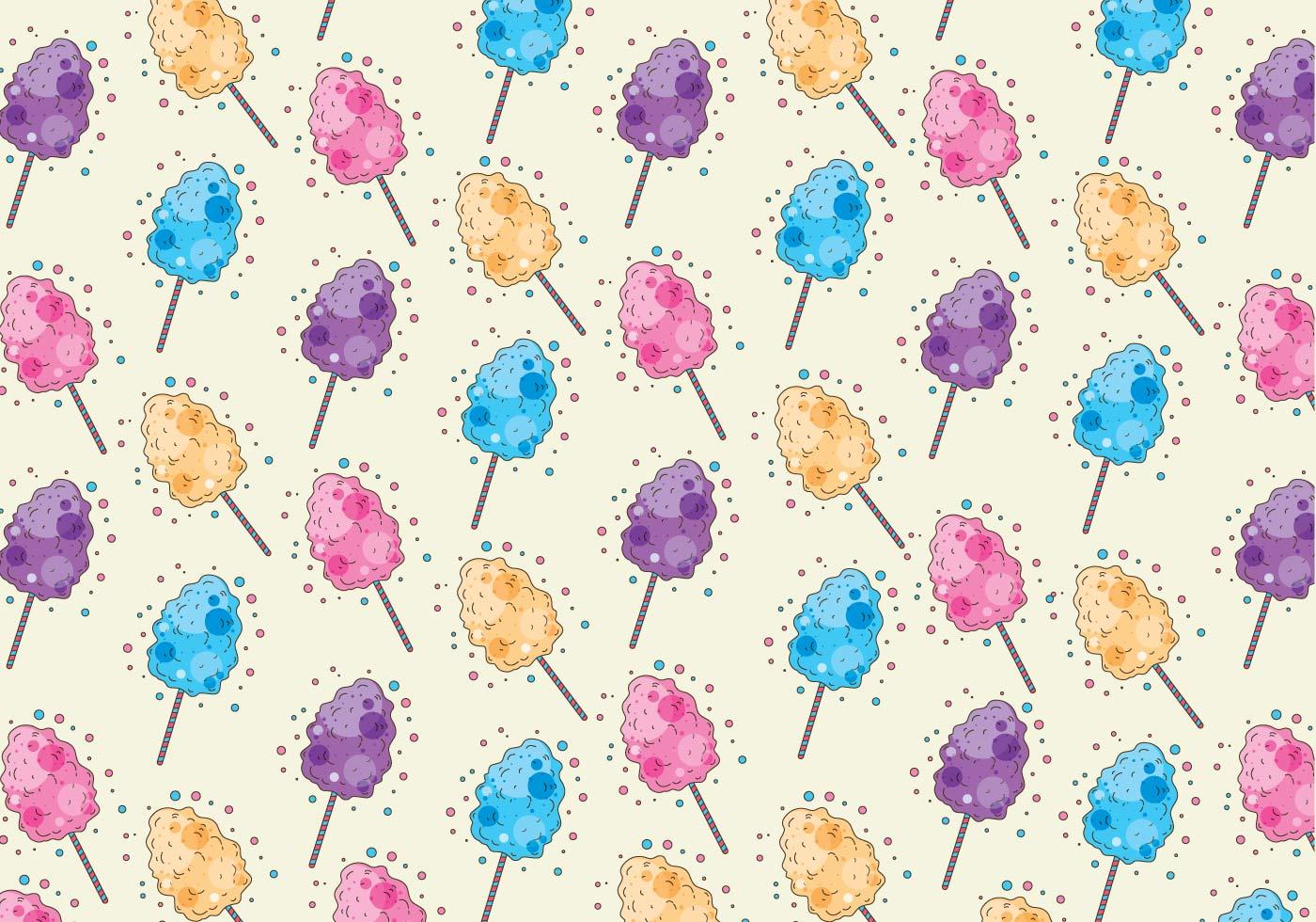 Candy Floss Pattern Vector 149814 Vector Art at Vecteezy