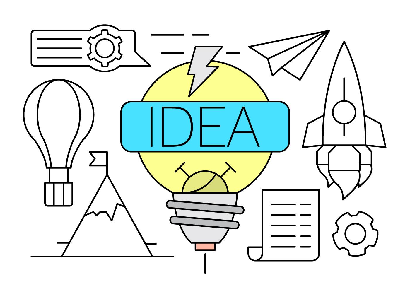 Free Linear Startup Vector Elements 150140 Vector Art at Vecteezy