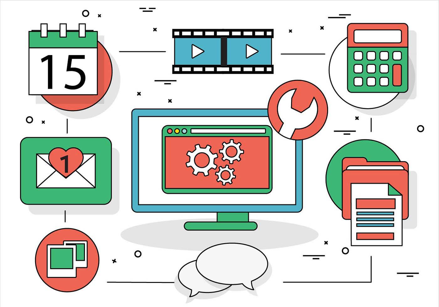 Free Flat Design Vector Elements 150576 Vector Art at Vecteezy