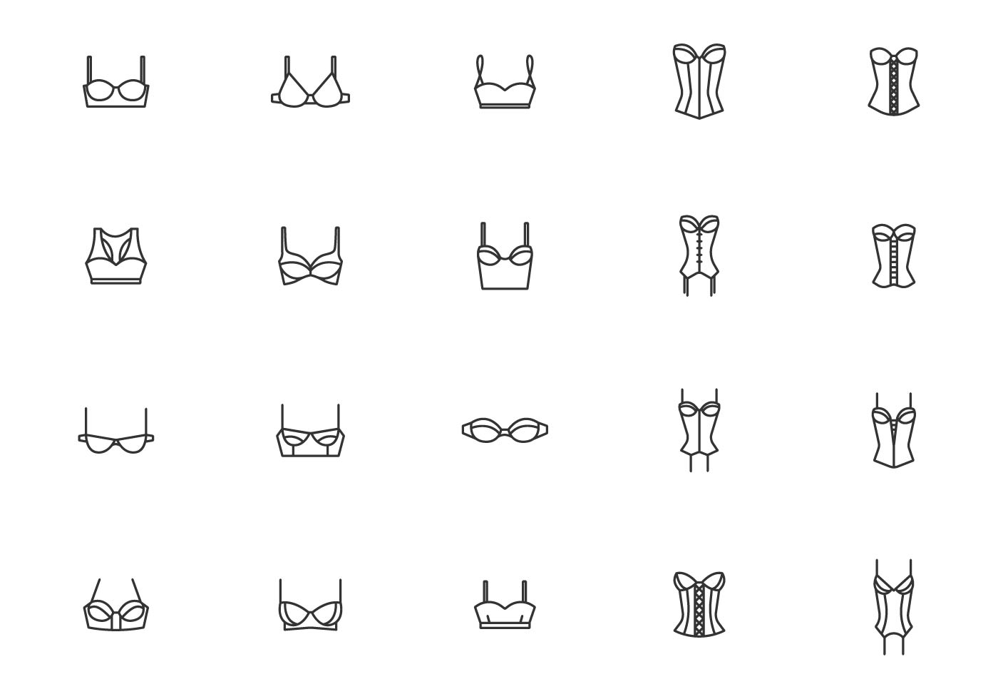 Free Bra And Bustier Vectors 151599 Vector Art At Vecteezy