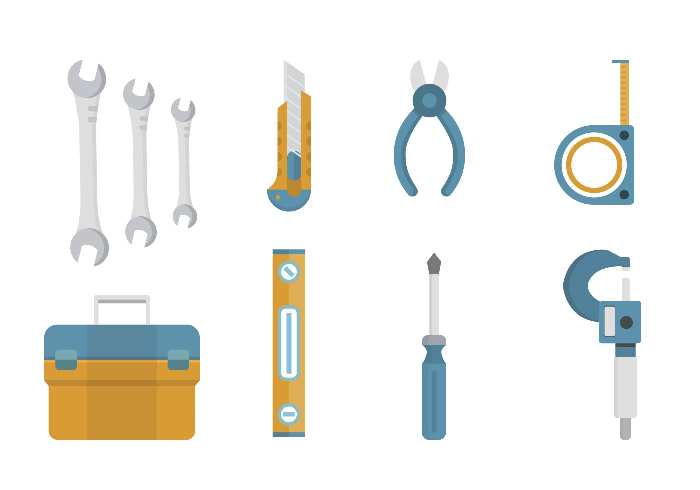 Tools And Equipment Vector Design at Will Hannah blog