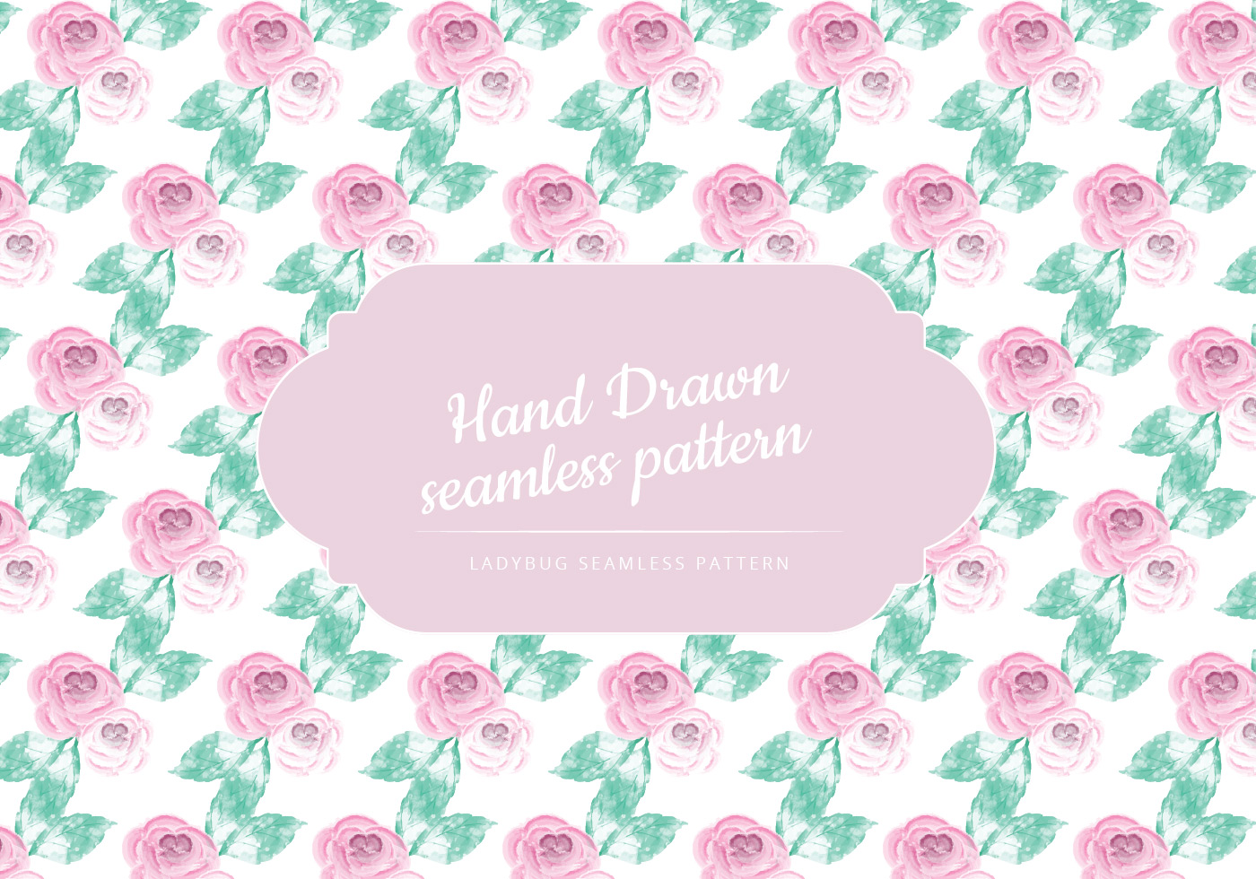 Delicate Roses Vector Pattern 153695 Vector Art At Vecteezy