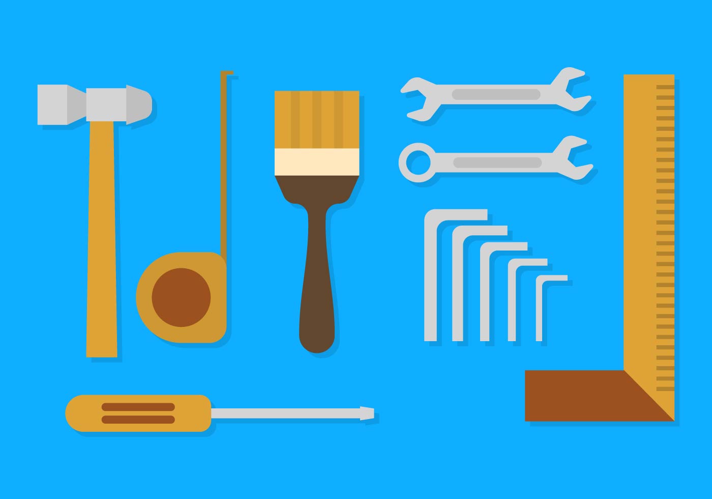 Tools And Equipment Vector Design at Will Hannah blog