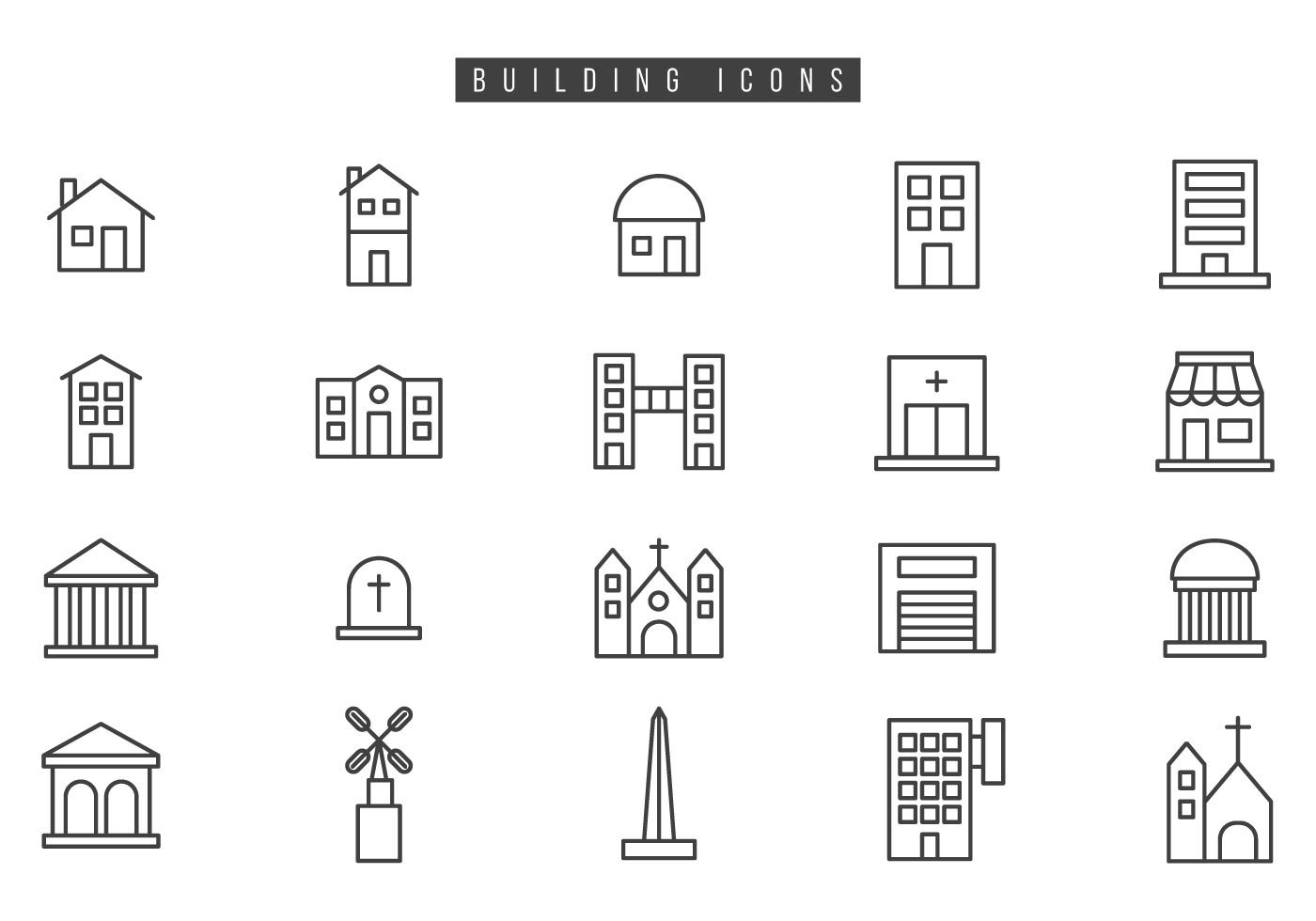 Building Vectors 155081 Vector Art at Vecteezy