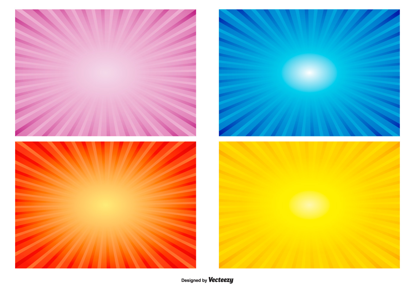 Colorful Radiant Sunburst Backgrounds 155451 Vector Art At Vecteezy