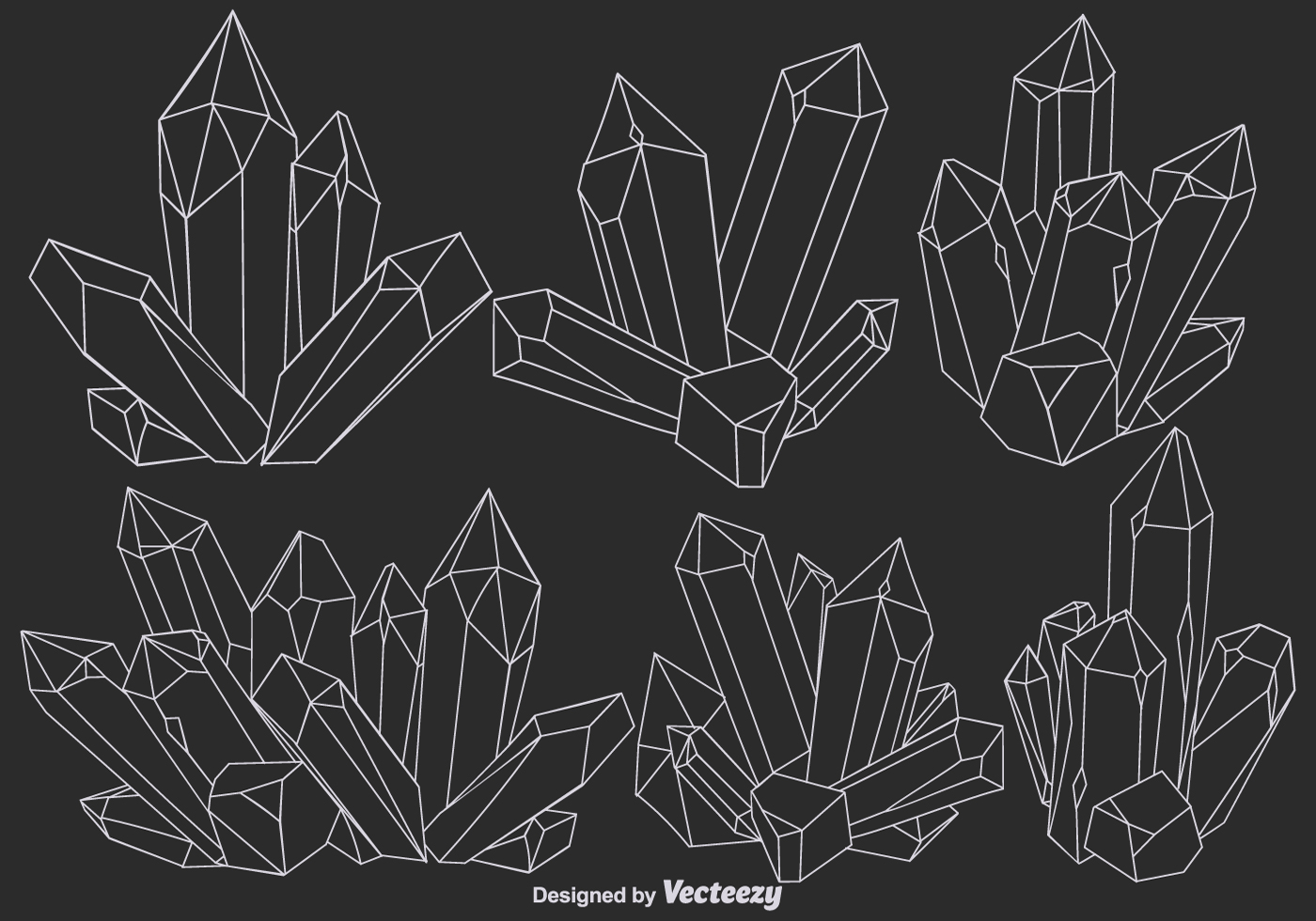 Vector Line Quartz Crystal Icons Set 155657 Vector Art at Vecteezy Vector Line Quartz Crystal Icons Set 155657 Vector Art at Vecteezy
