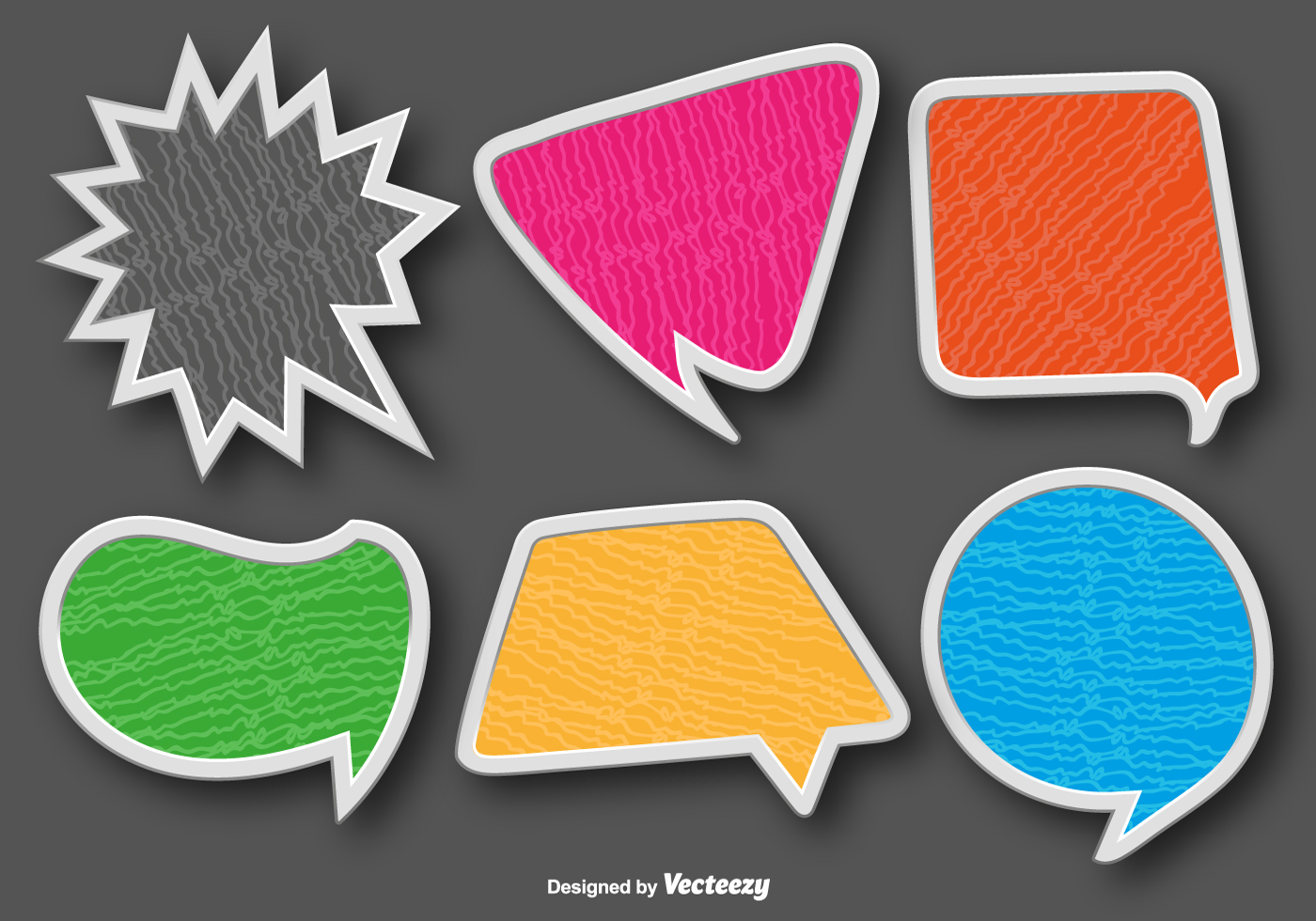 Colorful Speech Bubbles Vector Set 155983 Vector Art at Vecteezy Colorful Speech Bubbles Vector Set 155983 Vector Art at Vecteezy