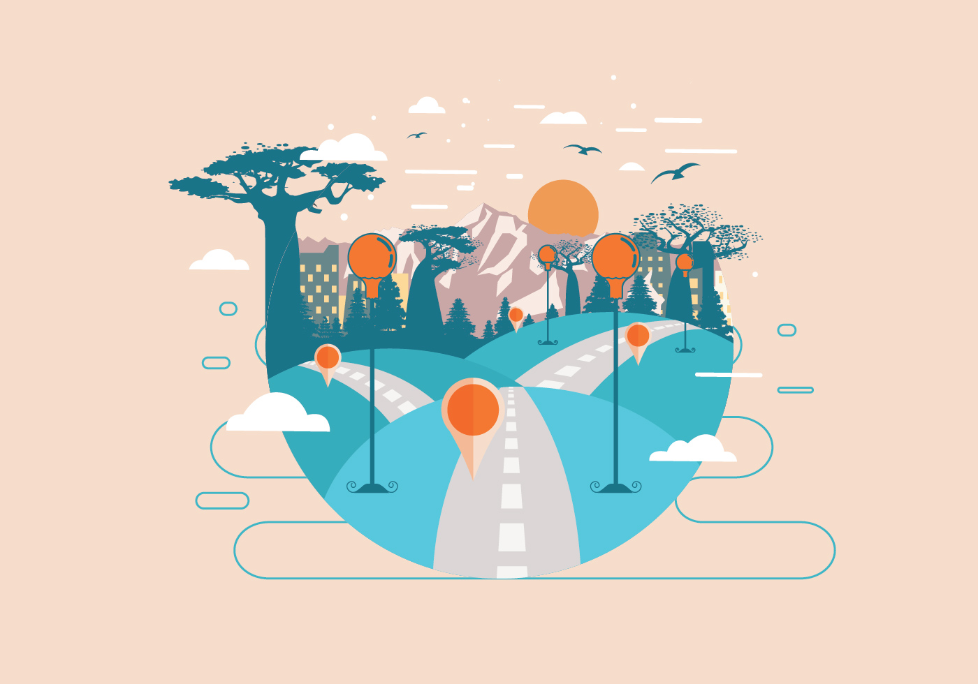 Journey Vector Art Icons And Graphics For Free Download