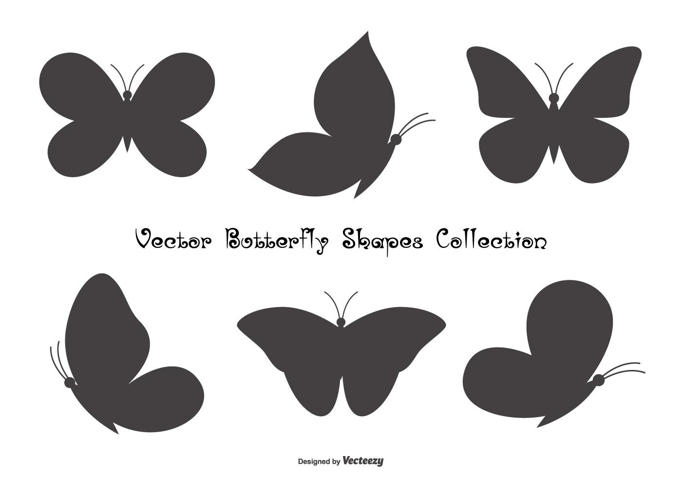 Butterfly Shapes Collection 157336 Vector Art at Vecteezy