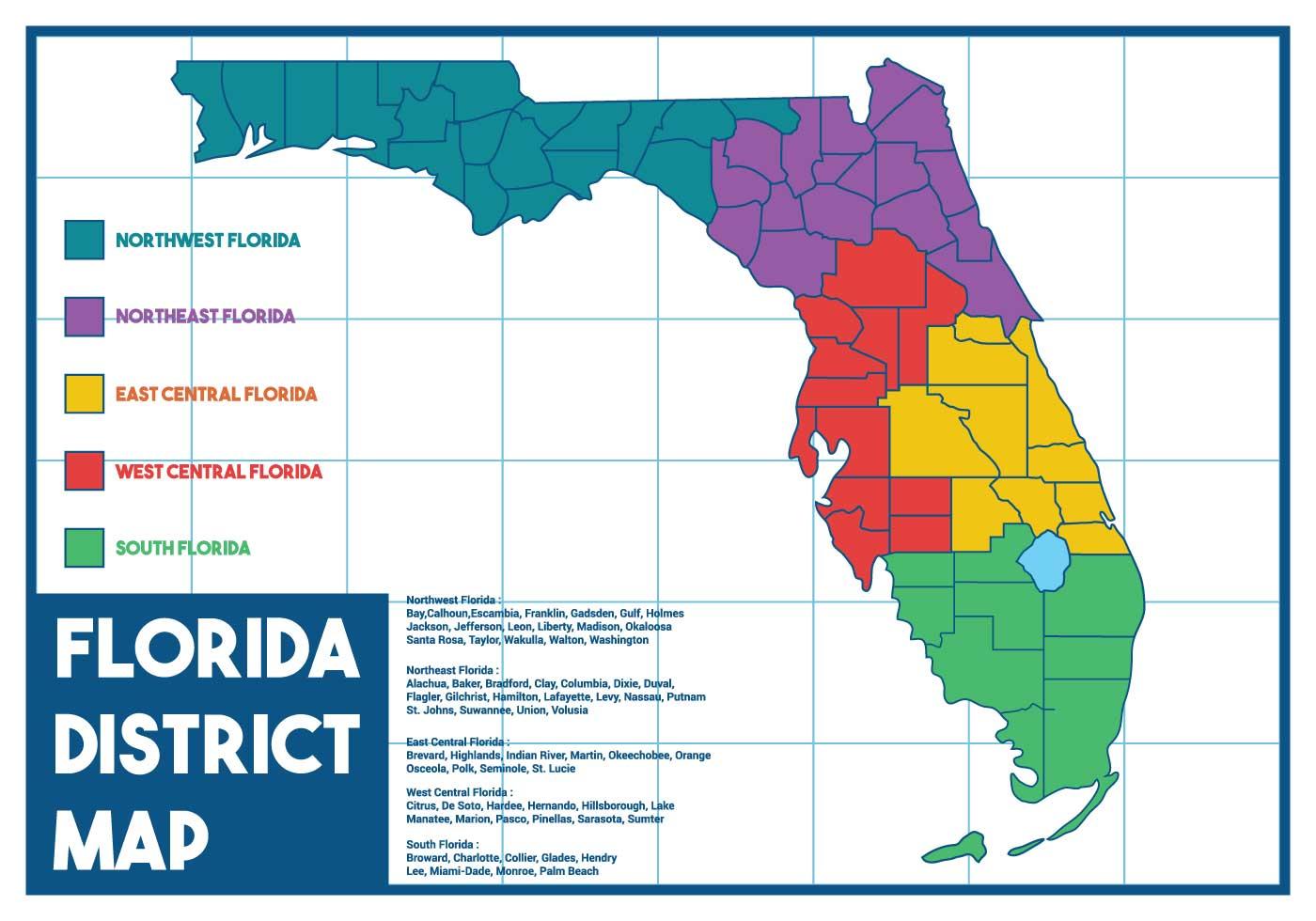 Florida Map Vector 157359 Vector Art at Vecteezy Florida Map Vector 157359 Vector Art at Vecteezy