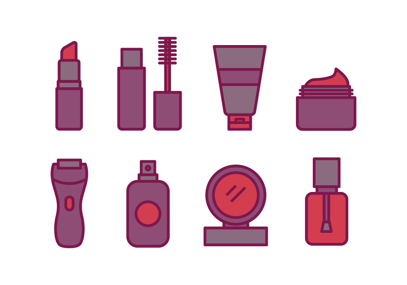Cosmetic Icon Pack 157893 Vector Art At Vecteezy