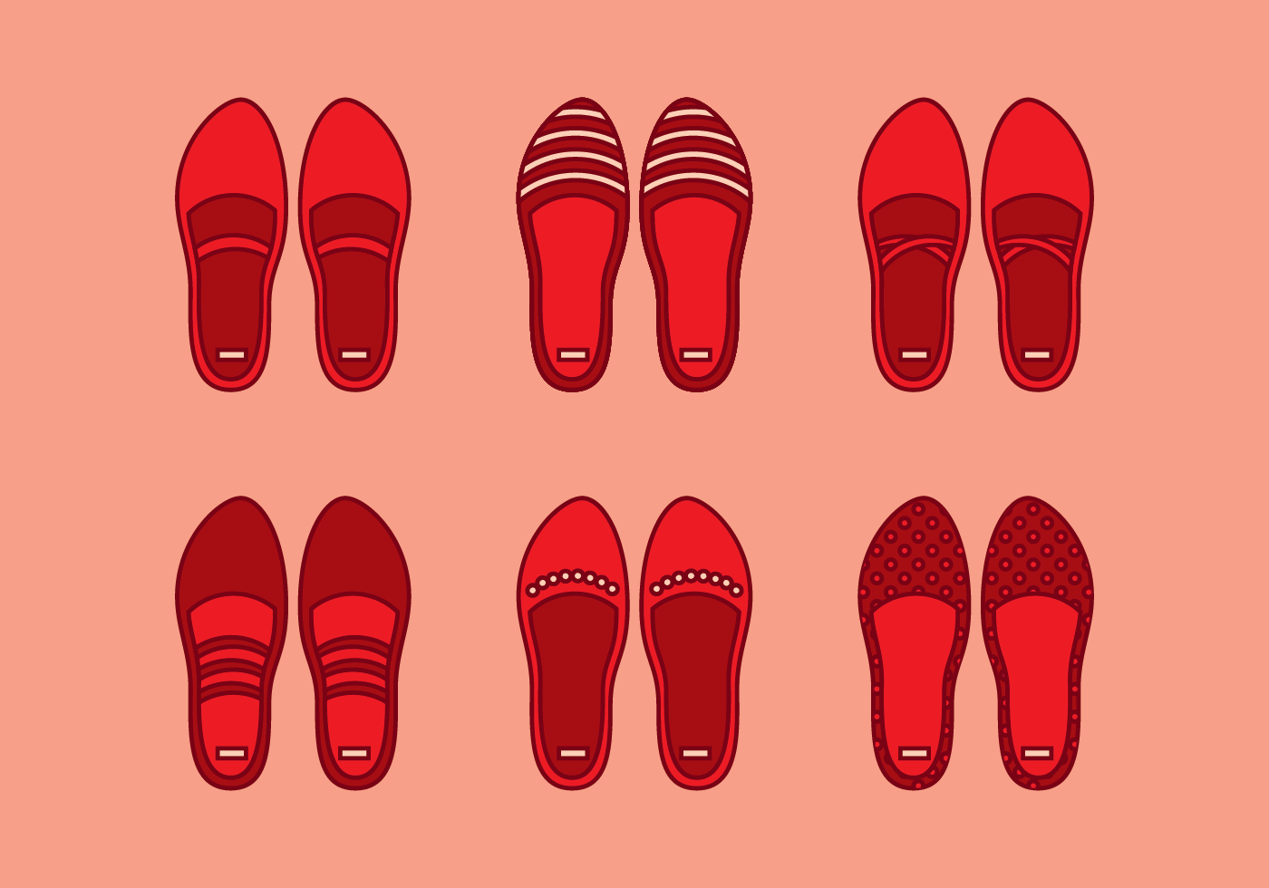 Ruby Slippers Vector 158268 Vector Art at Vecteezy