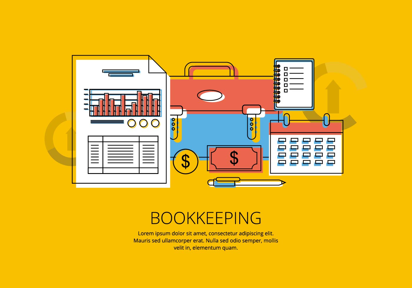 Bookkeeping Illustration 158730 Vector Art at Vecteezy Bookkeeping Illustration 158730 Vector Art at Vecteezy
