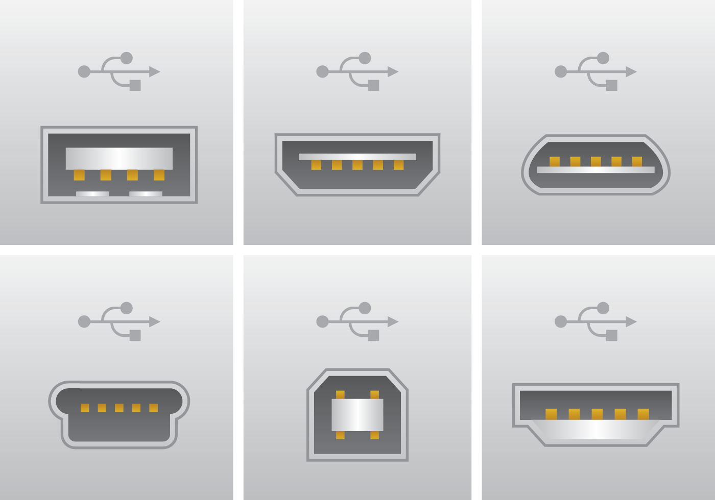 Realistic Usb Port Connection Vector 159592 Vector Art At Vecteezy