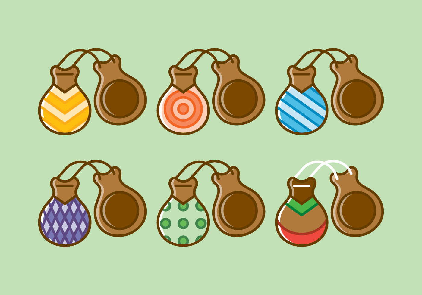 Castañuelas Patrón Vector 159861 Vector en Vecteezy