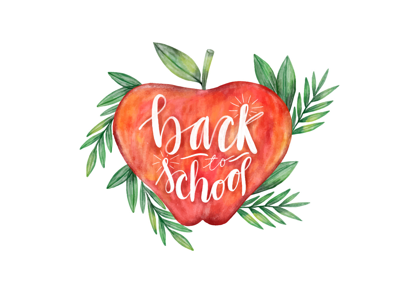 Back To School Apple Clipart