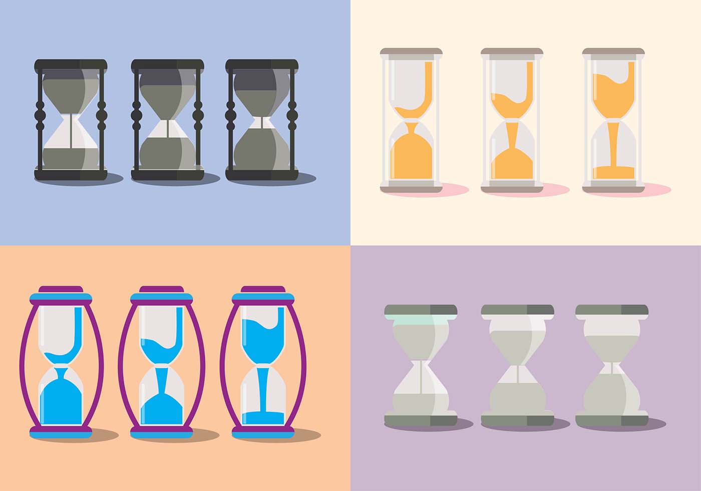 Egg Timer Countdown Vector 159943 Vector Art at Vecteezy