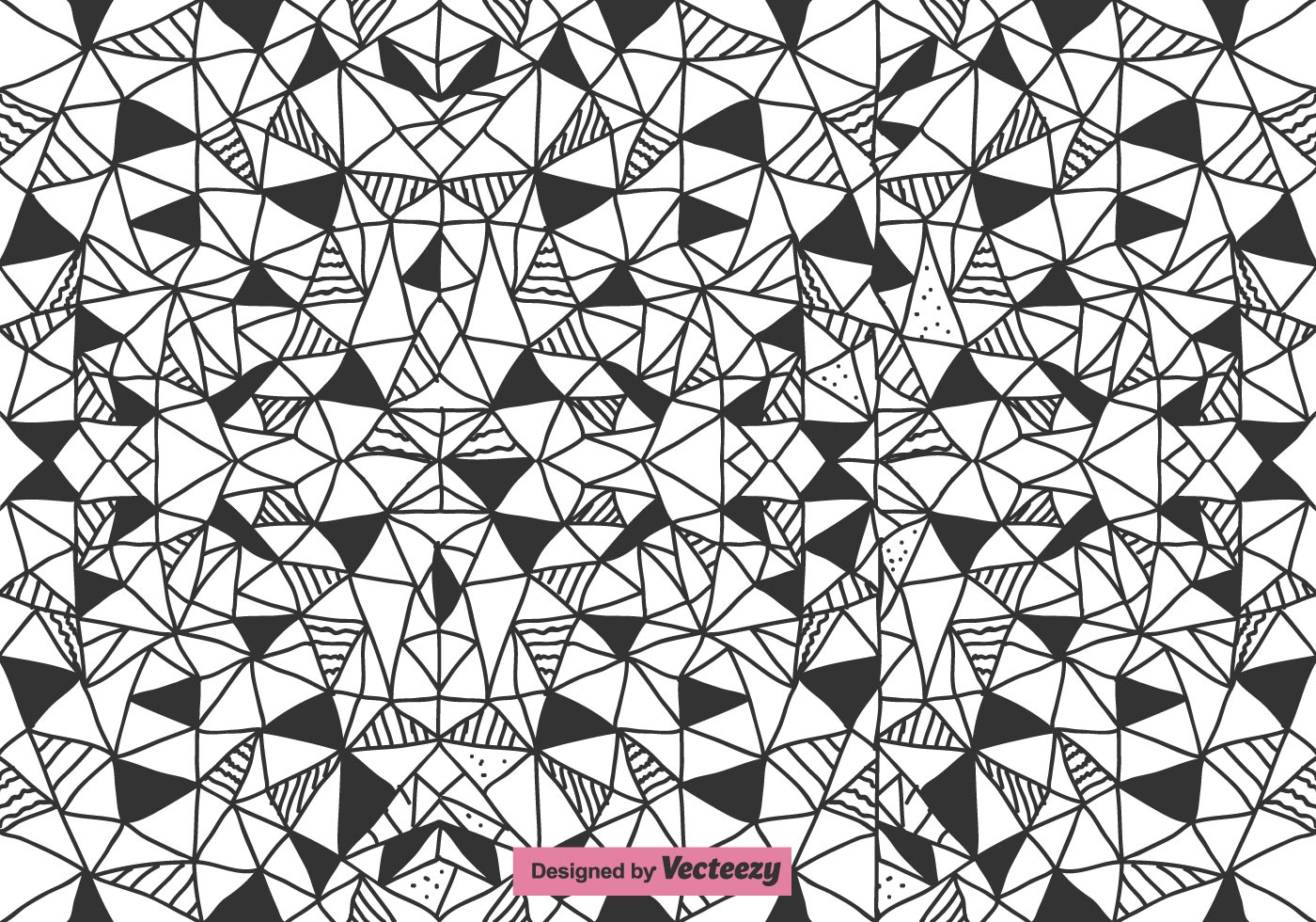 Abstract Triangles Vector Pattern 161997 Vector Art At Vecteezy