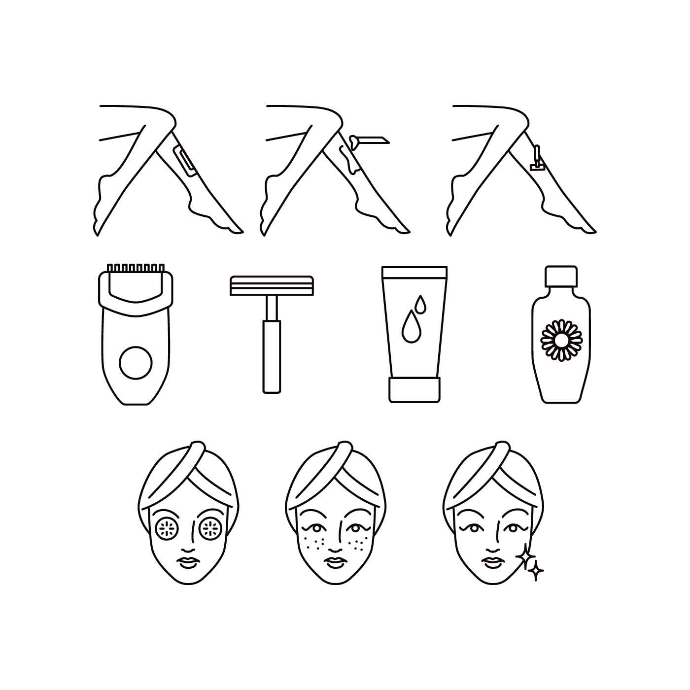 Skin Care Line Icon Vector 165442 Vector Art at Vecteezy Skin Care Line Icon Vector 165442 Vector Art at Vecteezy