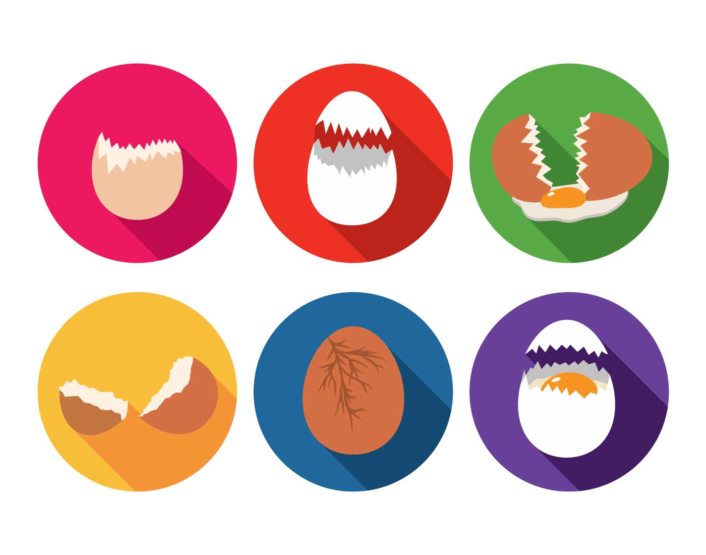 Broken egg vector set 166308 Vector Art at Vecteezy Broken egg vector set 166308 Vector Art at Vecteezy