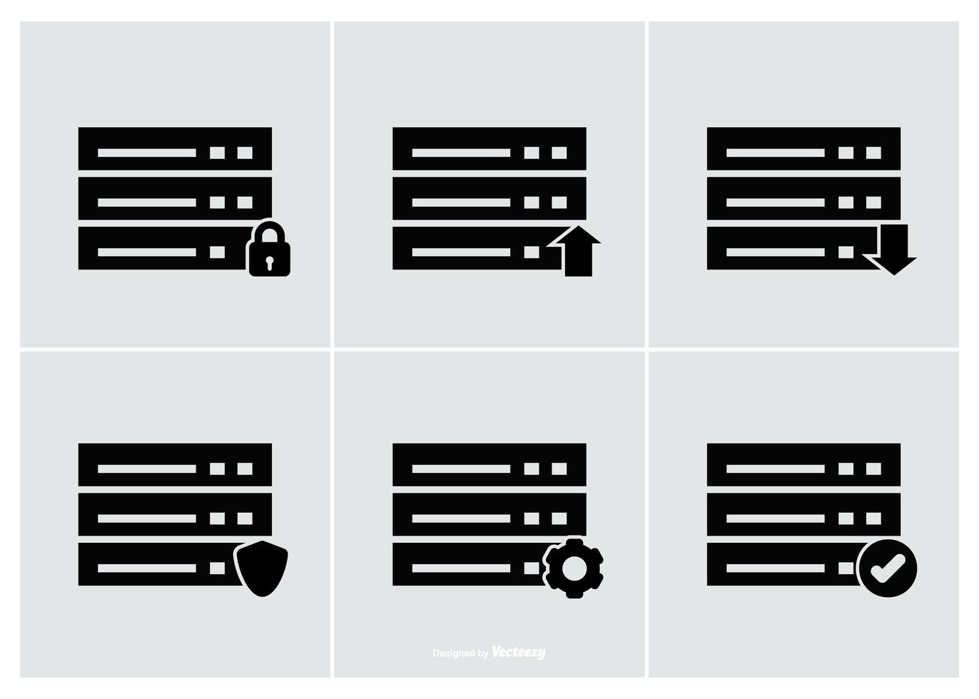 Database Icon Collection 166751 Vector Art at Vecteezy