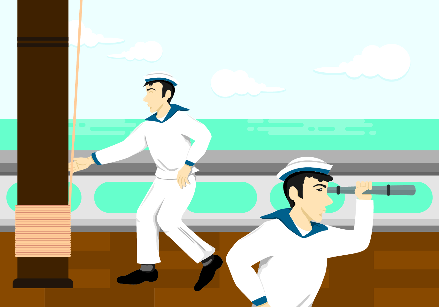 Illustration Of Seaman Concept 167511 Vector Art at Vecteezy Illustration Of Seaman Concept 167511 Vector Art at Vecteezy